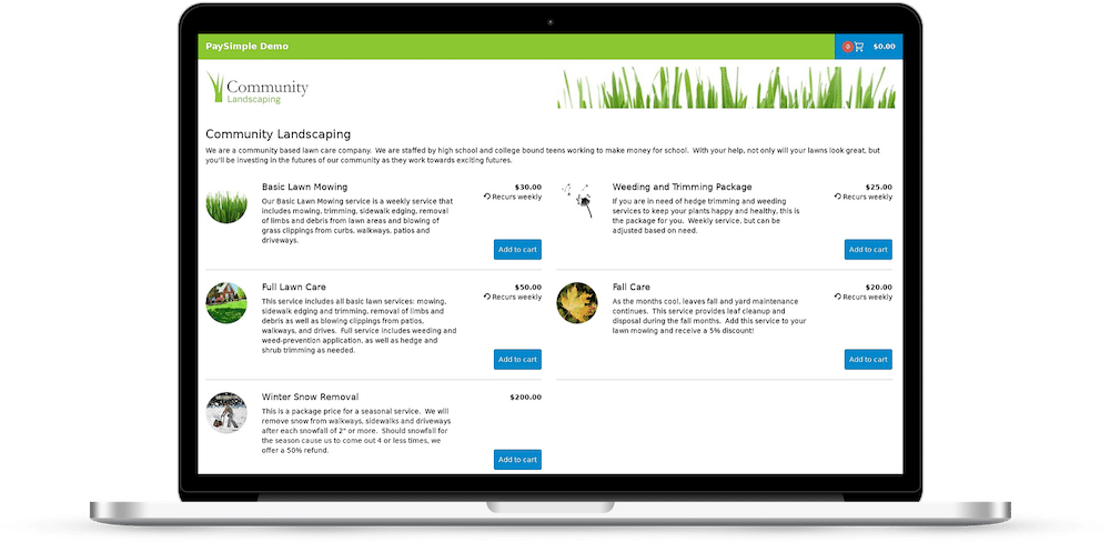 Grow Your Business With Landscaping Invoice Software - PaySimple
